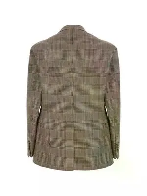 Tagliatore New York Check-pattern Notched-lapels Blazer