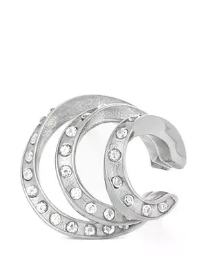 YPARIS Ridley Crystal-embellished Ear Cuff - Silver