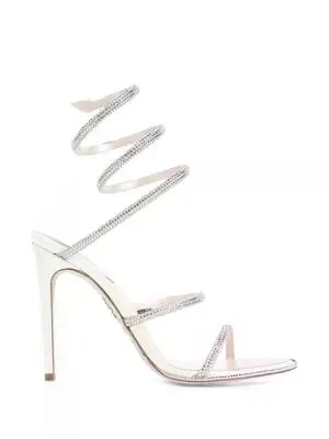 Rene Caovilla Cleo Crystal-embellished Stiletto Sandals