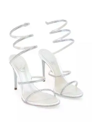 Rene Caovilla Cleo Crystal-embellished Stiletto Sandals
