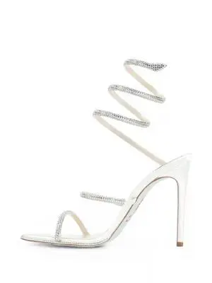 Rene Caovilla Cleo Crystal-embellished Stiletto Sandals