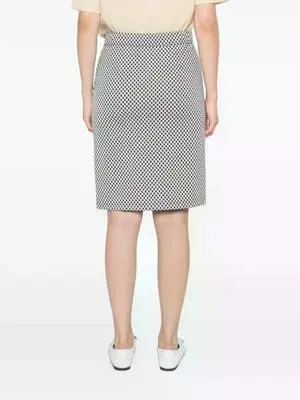 BETTY BARCLAY Geometric Print Pencil Mini Skirt