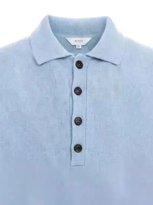 Malo Cashmere Button-up Polo