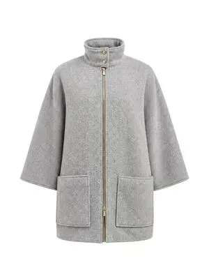Eleventy Herringbone-pattern Single-breasted Coat