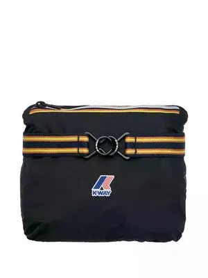 K-WAY Logo Patch Hooded Jacket