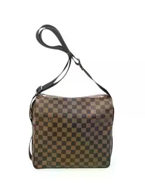 LOUIS VUITTON Naviglio Damier Ebene Shoulder Bag - Brown