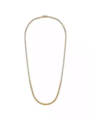 WITH LOVE Lab-grown Diamond Tennis Necklace In 14k Yellow - Gold