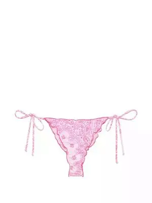 MC2 SAINT BARTH Ruffled Bikini Bottoms - Pink