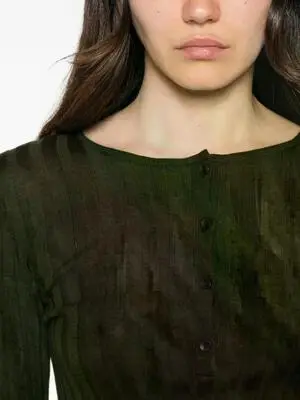 HUGENBERG Round-neck Ribbed Knit Sweater