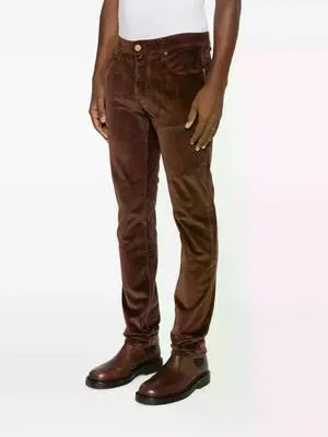 Jacob Cohen Corduroy Trousers - Brown