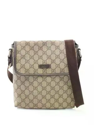 Gucci 2000s Gg Supreme Canvas Shoulder Bag