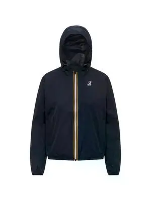 K-WAY Hooded Logo-patch Jacket