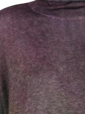 Avant Toi Roll-neck Drop-shoulder Sweater