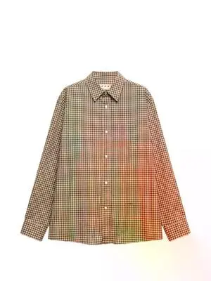 Marni Micro-checked Shirt - Neutrals