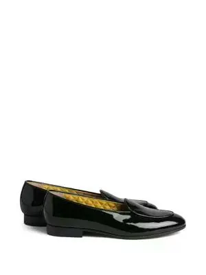 FORTELA Hampton Abrasive Leather Slippers - Black
