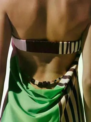 BAOBAB Lola Maxi Dress With Open Back And Resin Stone Embellishments