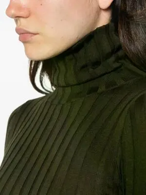HUGENBERG Ribbed-knit Roll-neck Sweater