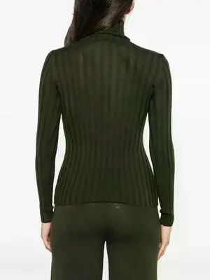 HUGENBERG Ribbed Knit Roll-neck Sweater
