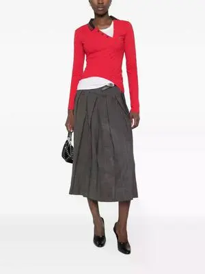 VIVIENNE WESTWOOD Glory Asymmetric-collar Polo Shirt