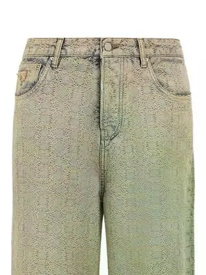 Amiri Quad-jacquard Baggy Jeans