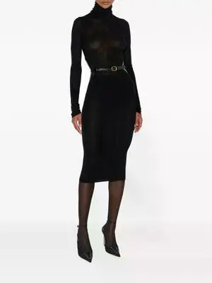 Elisabetta Franchi Knit Openwork Dress