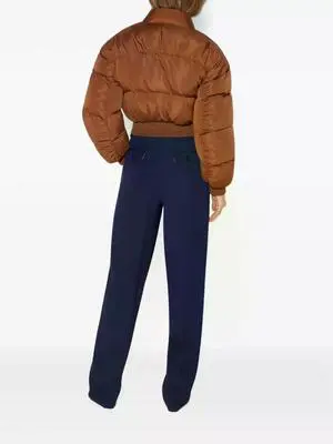 Elisabetta Franchi Down Jacket In Voile Fabric