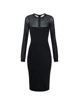 Elisabetta Franchi Knit Dress With 3d Effects