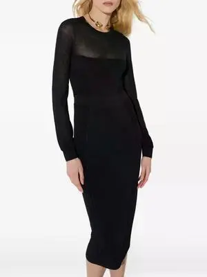 Elisabetta Franchi Knit Dress With 3d Effects