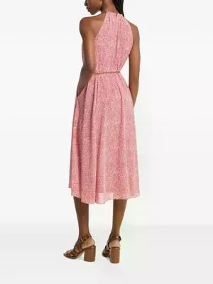 Michael Kors Chain-belt Halter Midi Dress