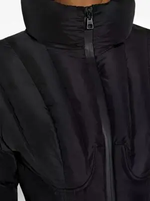 Elisabetta Franchi Down Jacket In Voile Fabric