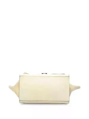 Celine 2013 Medium Bicolor Calfskin And Suede Trapeze Satchel - Brown