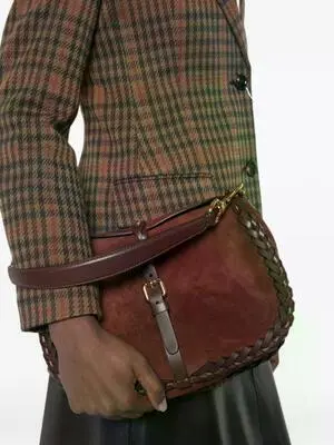 Etro Braided Suede Cross Body Bag