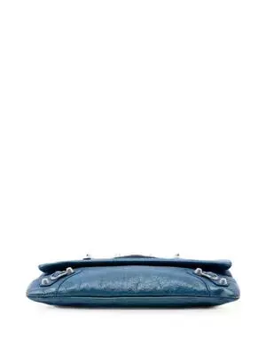 Balenciaga 2005-2026 Lambskin Motocross Giant 12 Envelope Clutch Bag - Blue