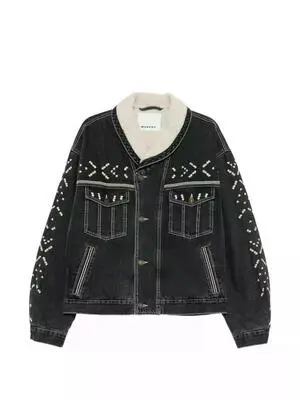 MARANT Isabel Embroidered Denim Jacket