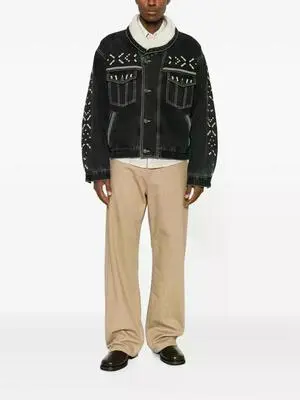 MARANT Isabel Embroidered Denim Jacket