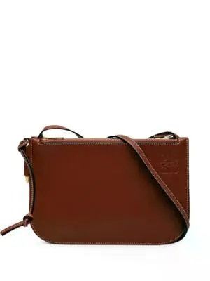 Loewe 2020 Leather Gate Double Zip Pouch Crossbody Bag