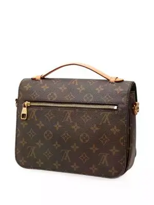 LOUIS VUITTON 2021 Monogram Pochette Metis Satchel