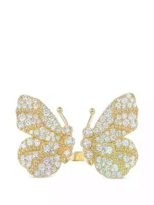 TANYA FARAH Butterfly Motif Diamond Ring