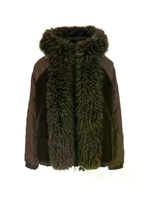 VALENTINI 1972 Faux-fur Trim Hooded Jacket