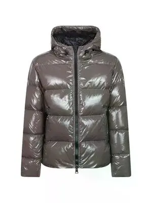 Herno Hooded Padded Jacket - Brown