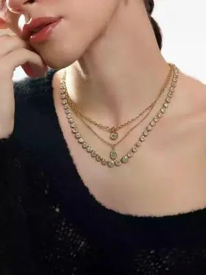 Sutra Diamond Pendant Necklace In 18k Yellow
