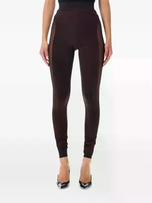 Attico Mesh-panelled Leggings