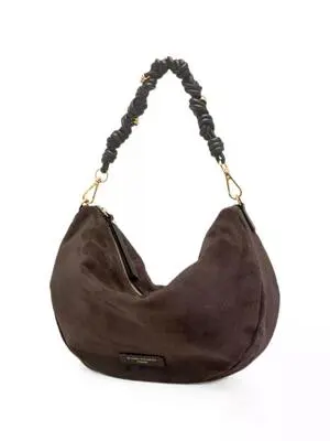 GIANNI CHIARINI Cleo Suede Twisted-handle Shoulder Bag