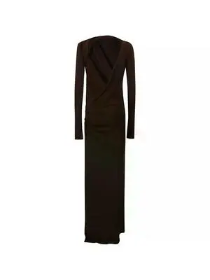Andamane Ruched Draped Dress