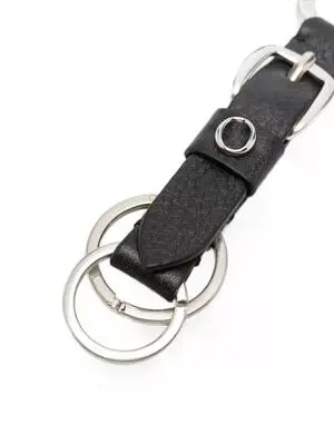 Orciani Leather Keyring With Buckle Detail