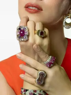 David Webb Avenue Tourmaline And Diamond Ring