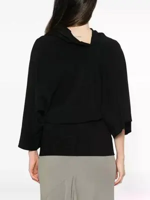 Rick Owens Draped Asymmetric Top