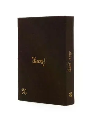 OLYMPIA LE-TAN Let's Party Embroidered-motif Book Clutch Bag - Brown
