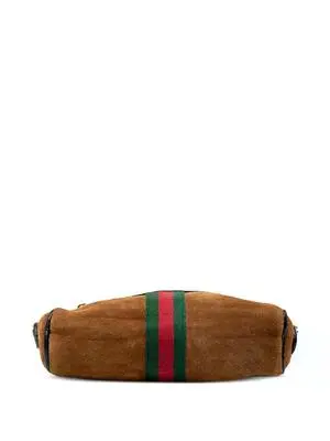 Gucci Ophidia Suede Web Crossbody Bag