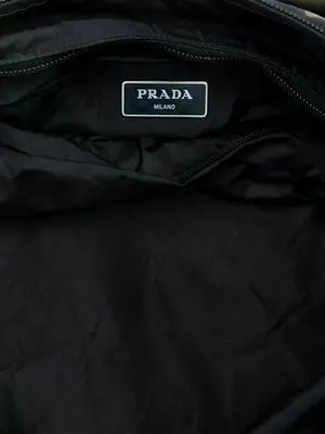 Prada 2013-2026 Tessuto Stampato Satchel - Green